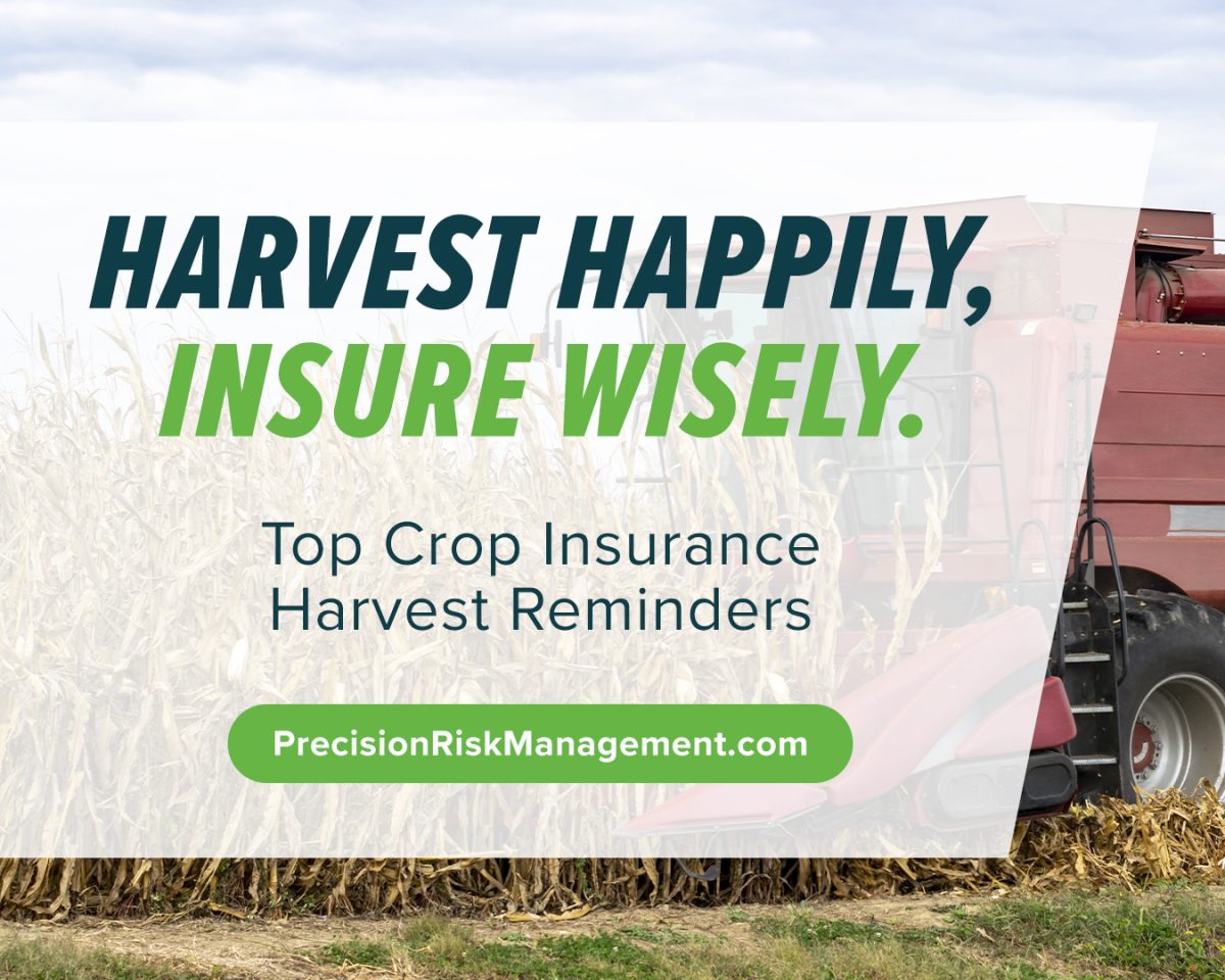 Harvest Happily, Insure Wisely: Top Crop Insurance Harvest Reminders ...